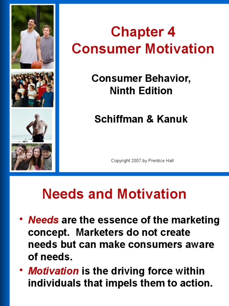 "Chapter 4: Consumer Motivation" Consumer Behavior | PDF | Sexual ...
