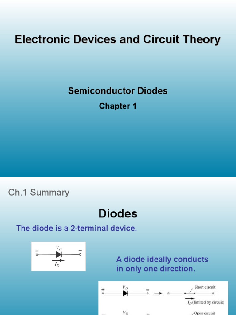 EDC | PDF | P–N Junction | Rectifier