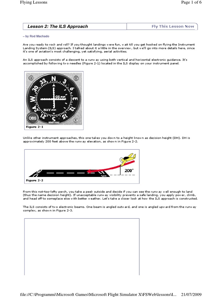 2 ILS Approach | PDF | Airplane | Aerospace Engineering