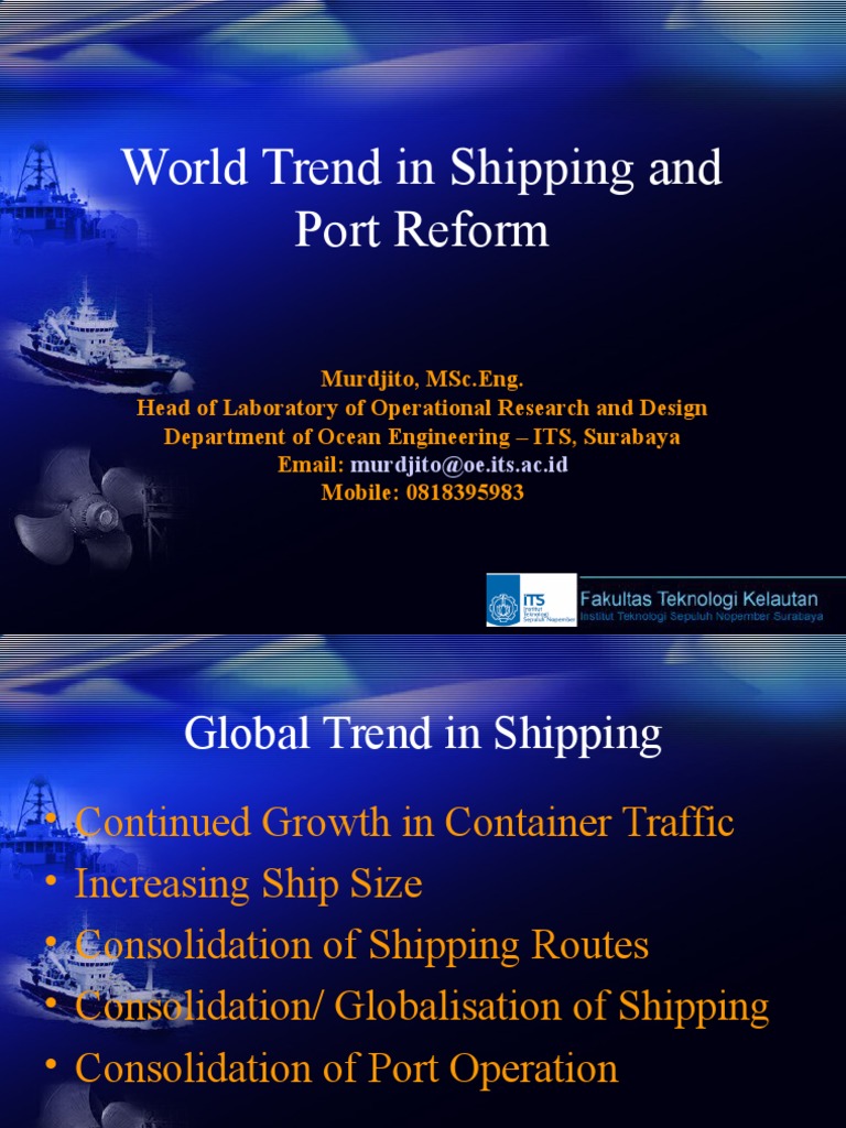 World Trend in Shipping and Port Reform | PDF | Containerization ...