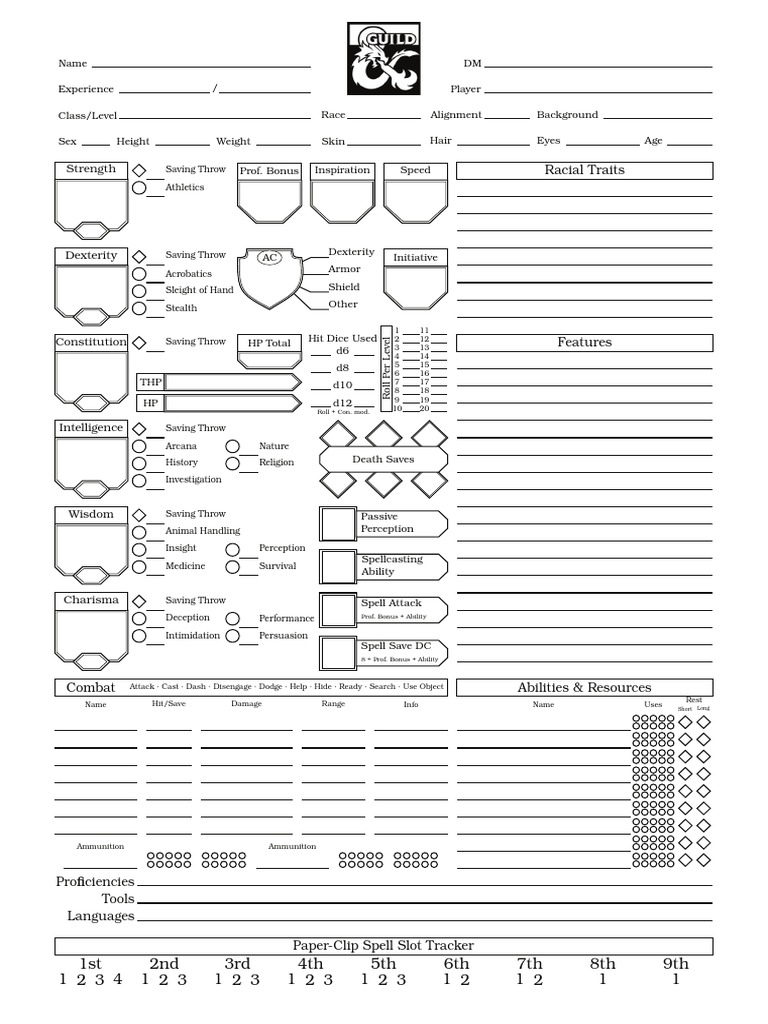 Vladars Optimized Character Sheet | PDF | Sports & Recreation