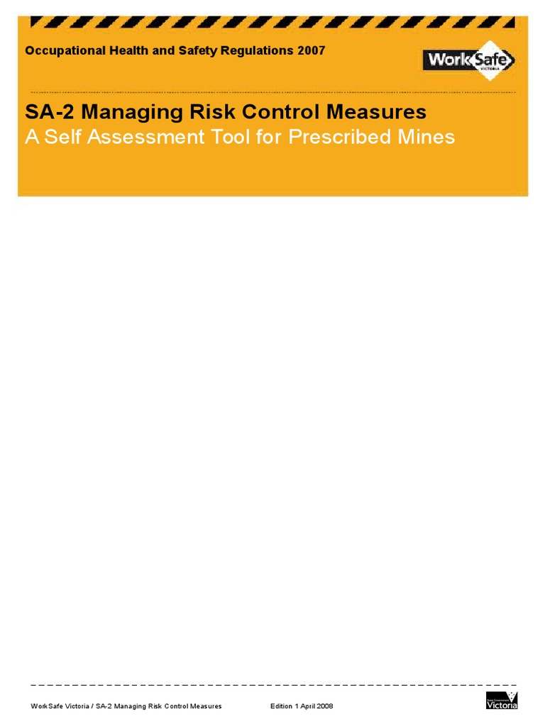 Self Assessment Tool Risk Control | PDF | Risk Management | Risk