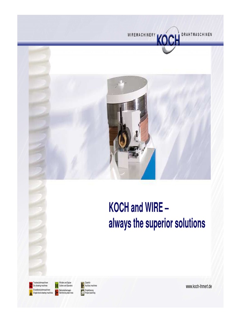 Wire Machinery Solutions by KOCH | PDF | Competence (Human Resources ...