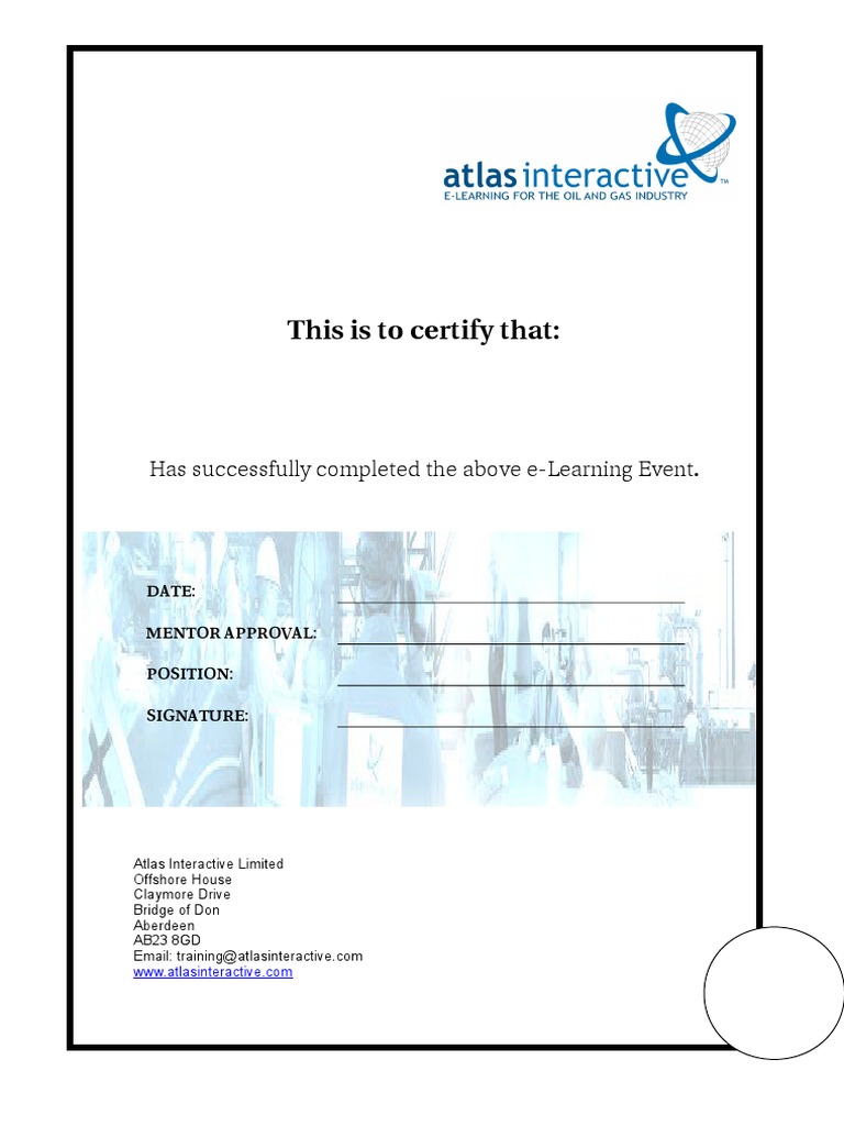 Certificate | PDF