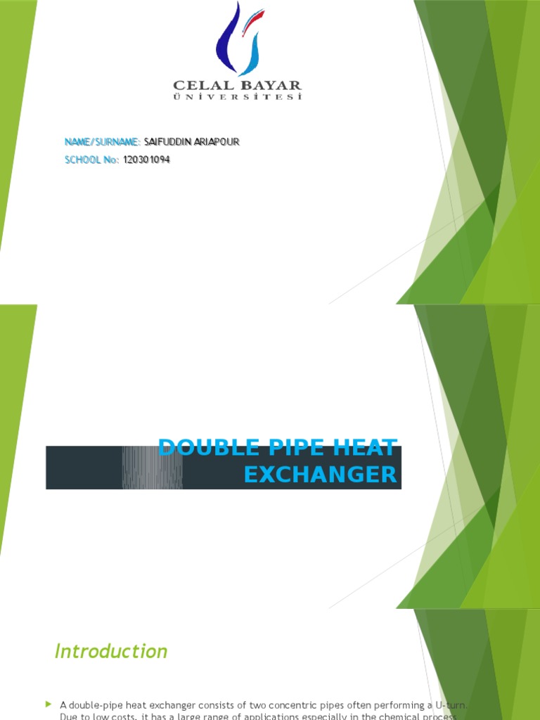 Double Pipe HX | Download Free PDF | Heat Exchanger | Heat Transfer