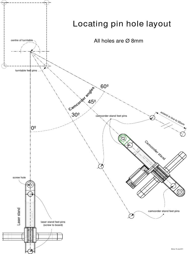 Hole Placement Template V2 - A3 | PDF