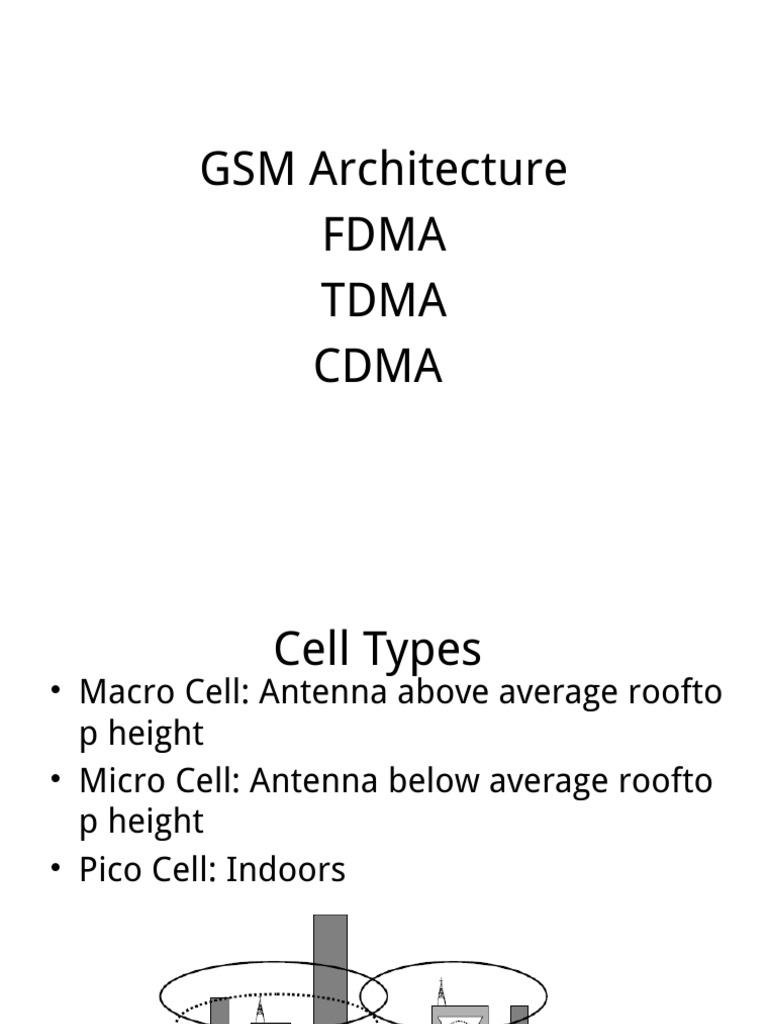 Multiple Access Schemes FDMA TDMA CDMA For Class | PDF | Cellular ...