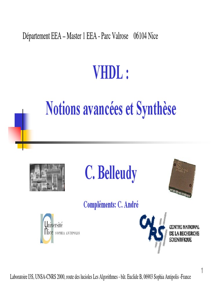VHDL | PDF | VHDL | Structure de contrôle