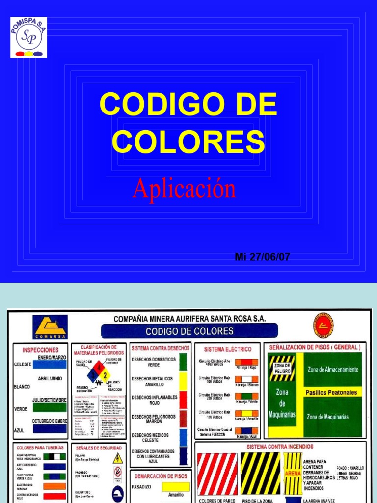 Charla Código de Colores | PDF