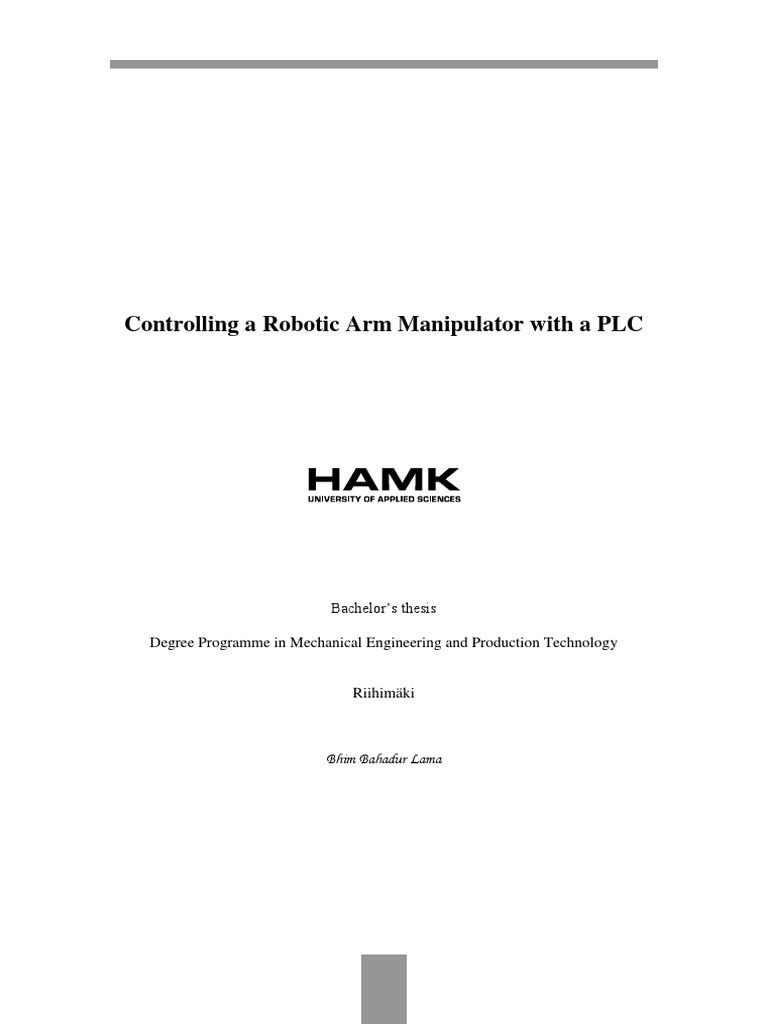 Final Thesis | PDF | Programmable Logic Controller | Automation