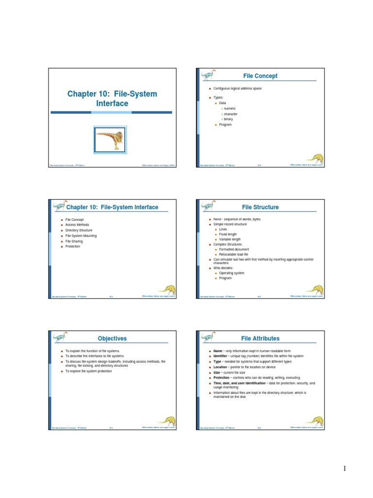 Ch10-File System Interface-6 PDF | PDF | File System | Computer File