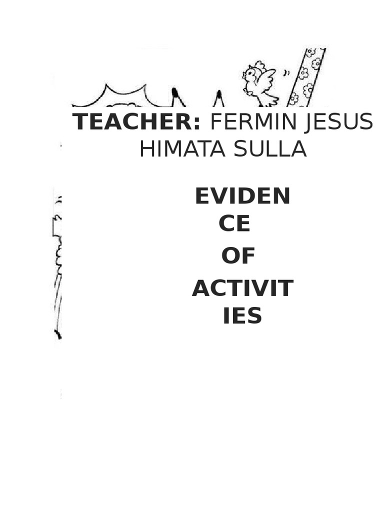 Evidence of Activities | PDF