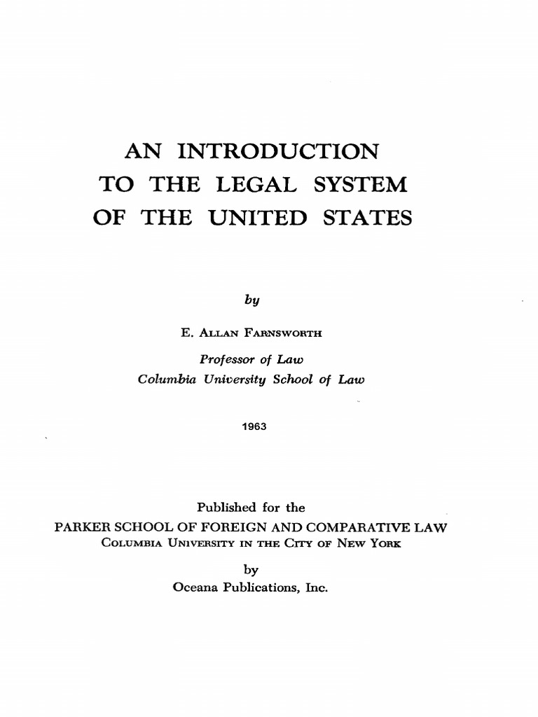 Introduction to U.S. Legal System | PDF | Social Science | Computers