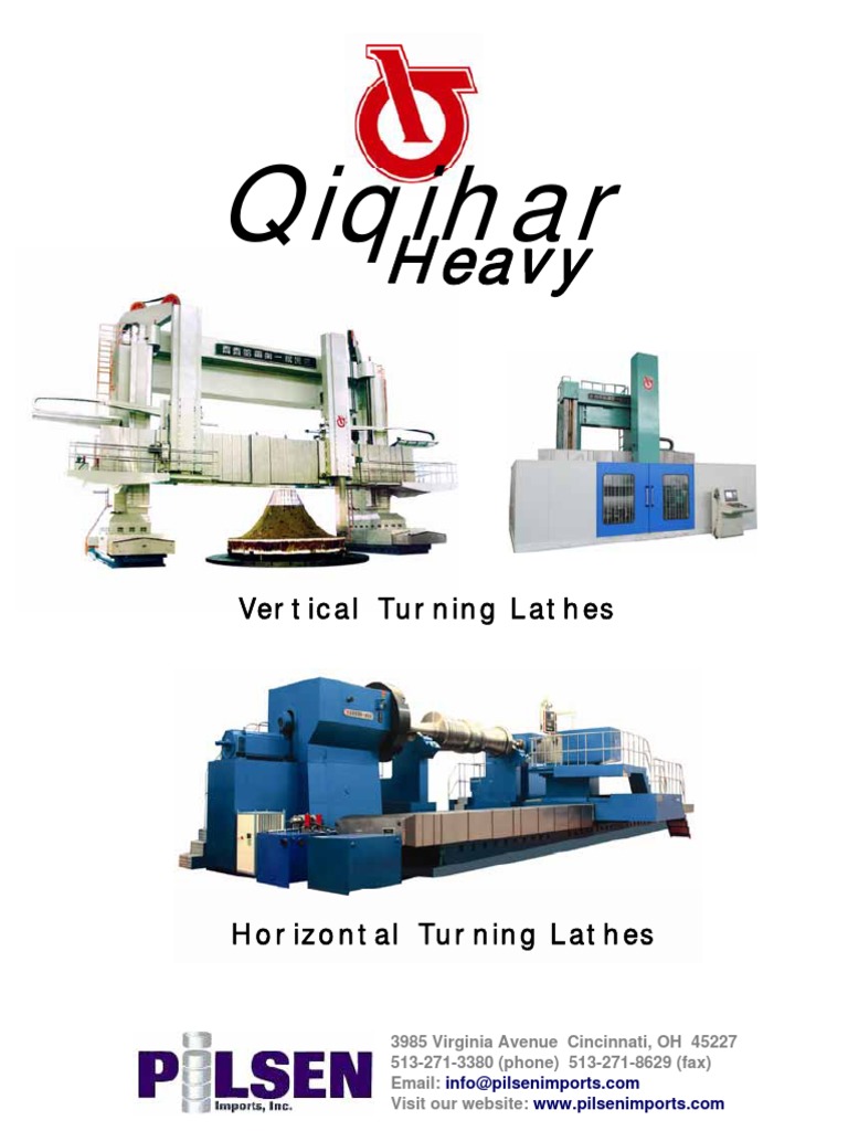 Qiqihar Brochure | PDF | Industries | Machines