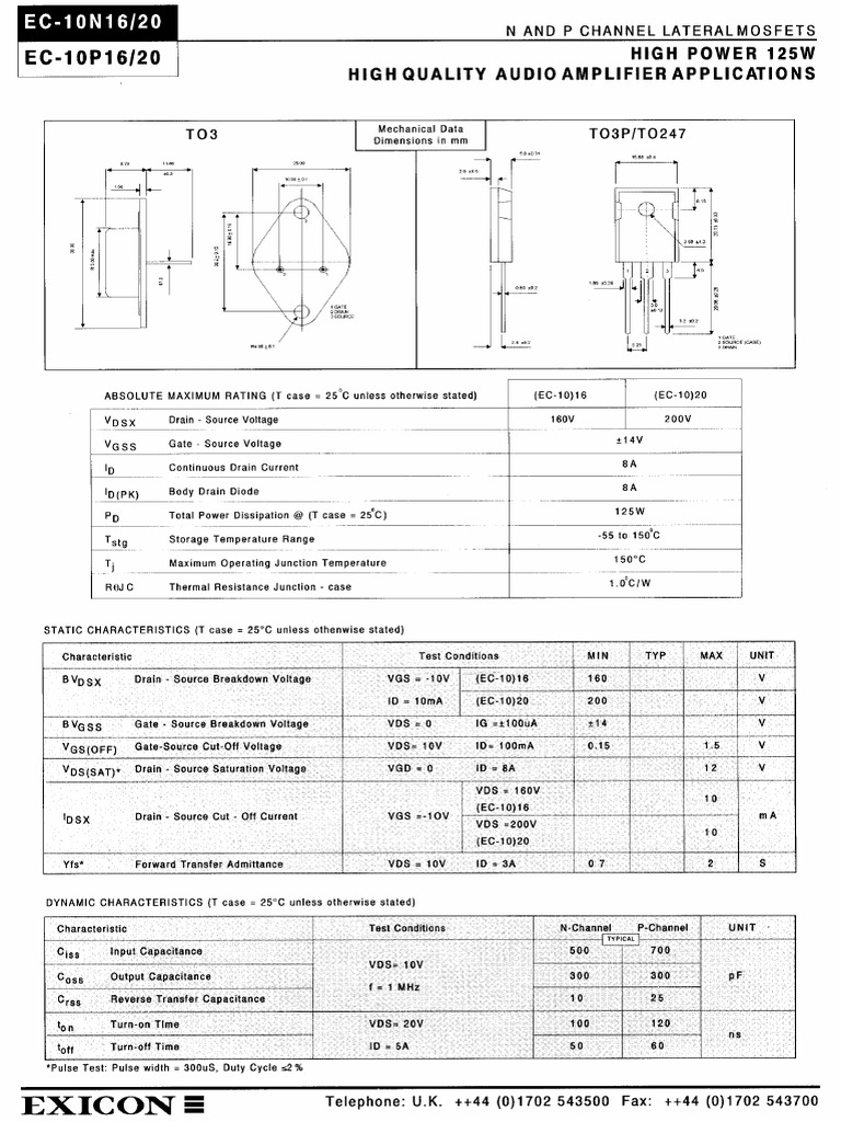 10N20 datasheet