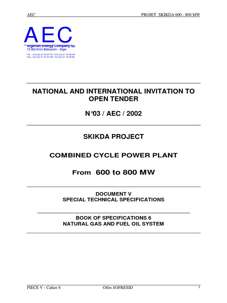PIECE V C6 NaturalGas&FuelOilSystem | PDF | Engines | Gas Technologies