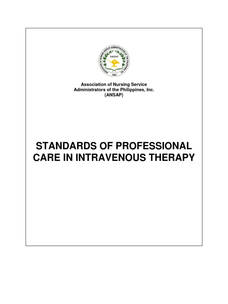 Handouts-Standards of Professional Care in Intravenous Therapy | PDF ...