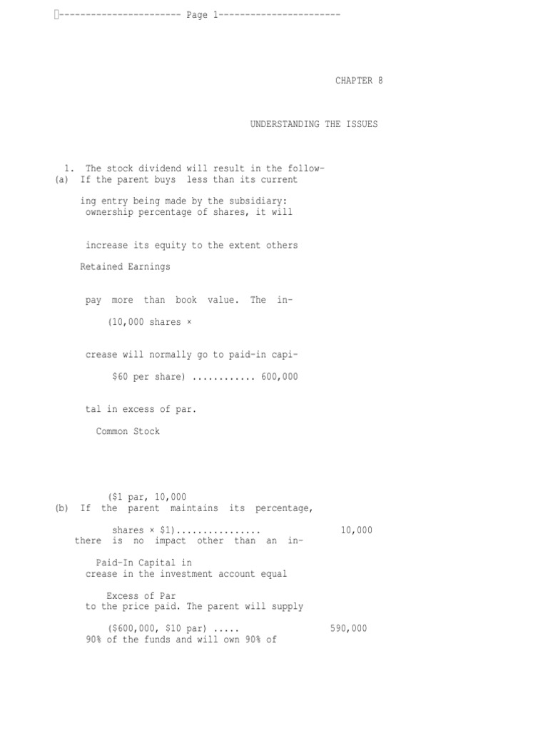 08 Fischer10e SM Ch08 Final | PDF | Book Value | Stocks