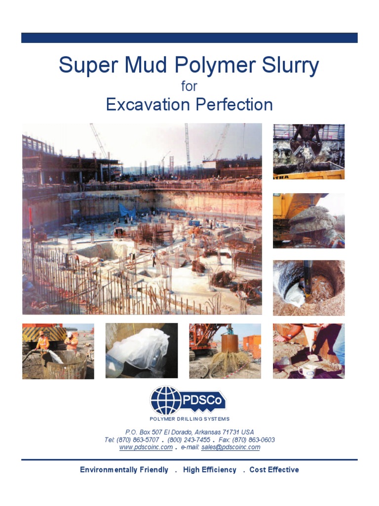 Super Mud Polymer Slurry Benefits | PDF | Home & Garden