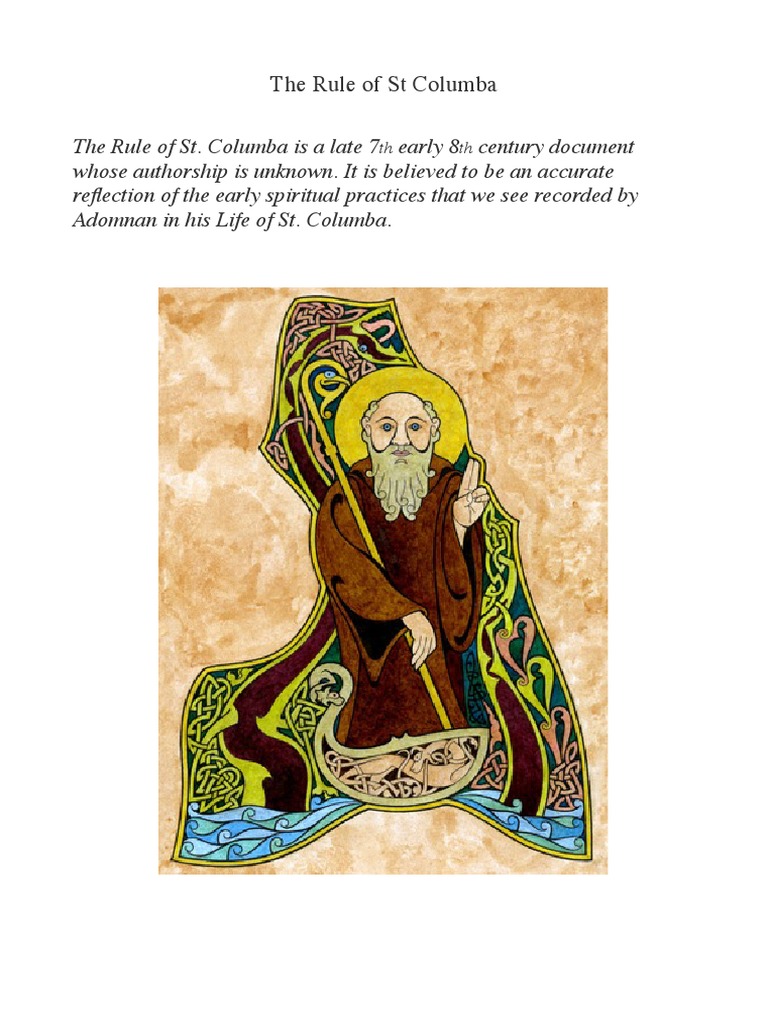 Regla de San Columba | PDF | Columba | Prayer