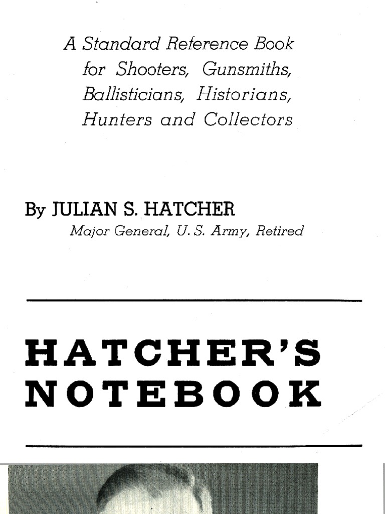 Hatcher's Notebook | PDF