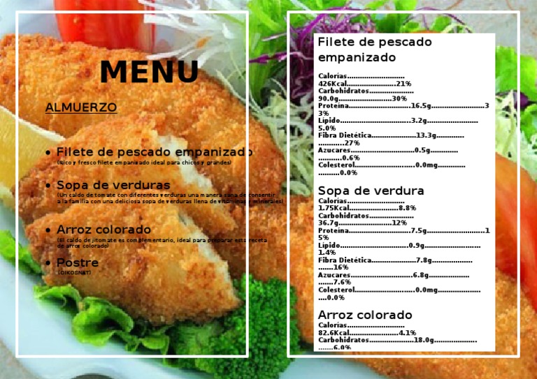 Menu Parte de Adentro | PDF