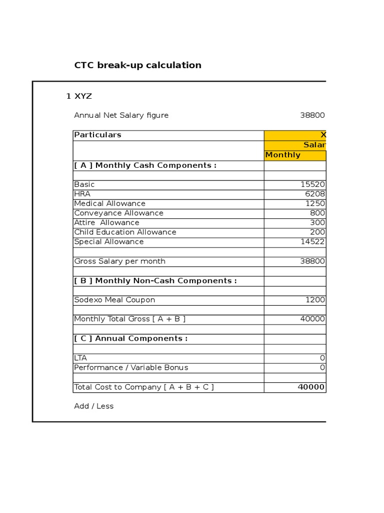 Salary Computation and Breakdown Guide | PDF | Business