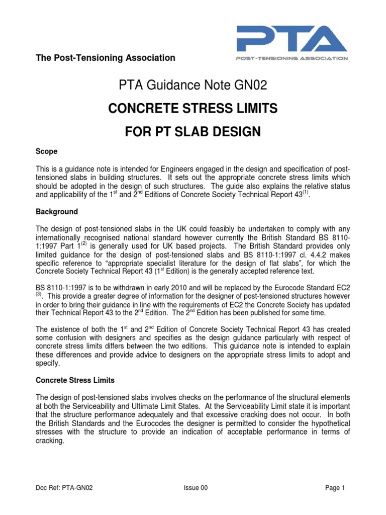 PTA Guidance Note GN02 | PDF