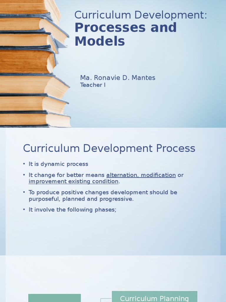 LESSON 3 Curriculum Development | PDF | Curriculum | Evaluation