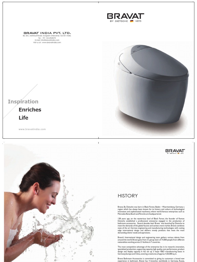 Bravat India - Luxury Bathroom Solutions Manufacturer History ...