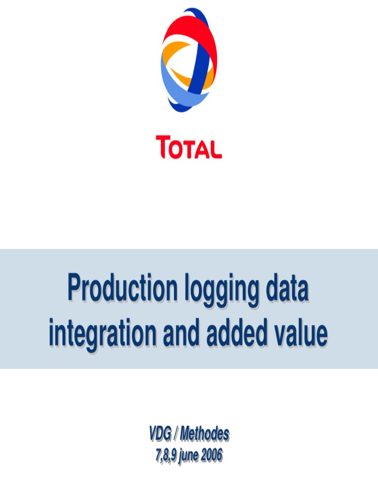 Production Logging Data Integration and Added Value | PDF | Petroleum ...