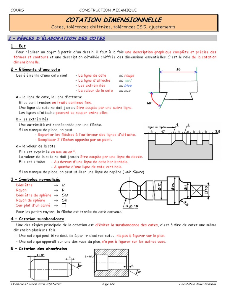 Cotation Dimensionnelle | PDF | Enseignement des mathématiques | Science