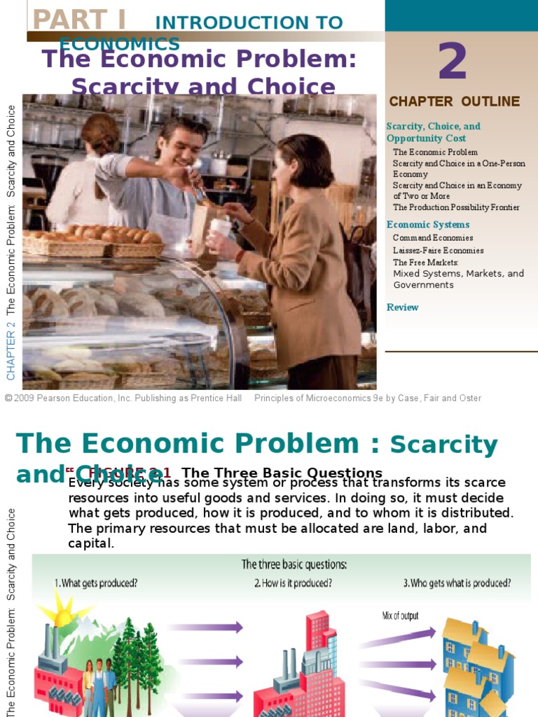 Microeconomics Chapter 2 - The Economic Problem Scarcity and Choice ...