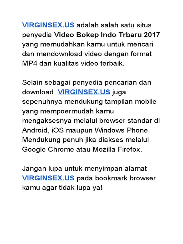 Video Bokep Indo Terbaru 2017 | PDF