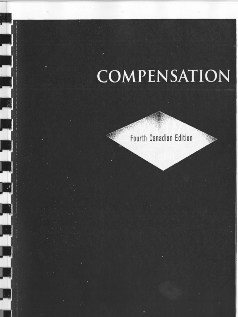 Compensation 4th Canadian Edition 1of2 | PDF | Labour Economics ...