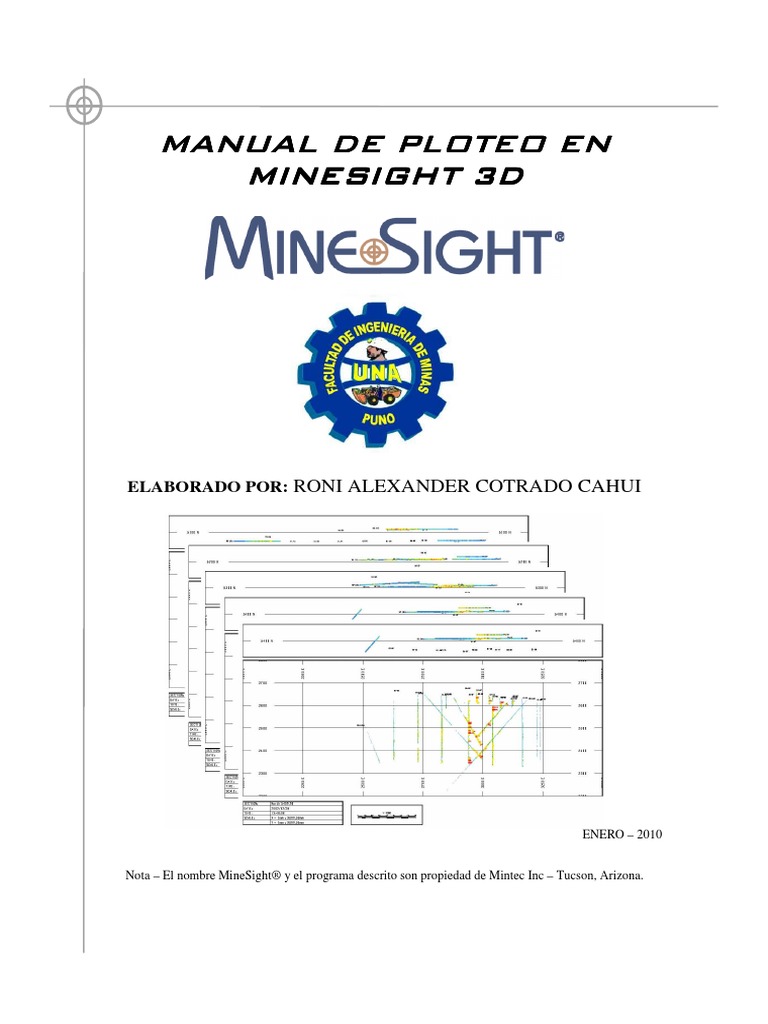 Manual de Ploteo en Minesight | PDF | Formato de Documento Portable | Informática