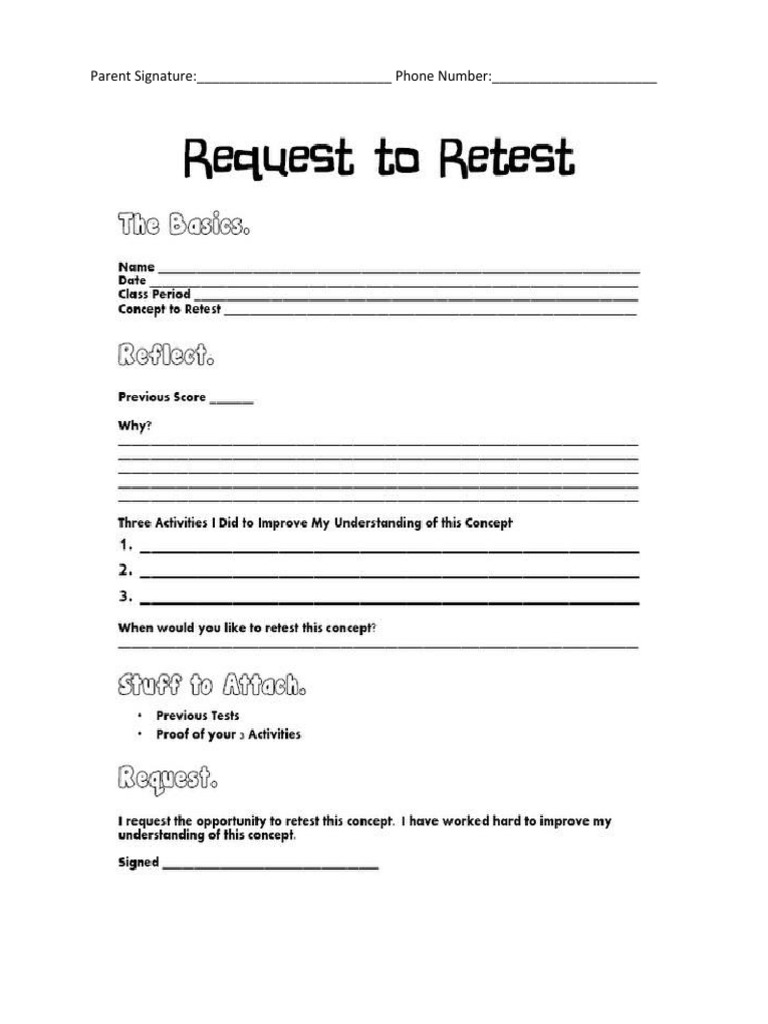 Request To Retest | PDF