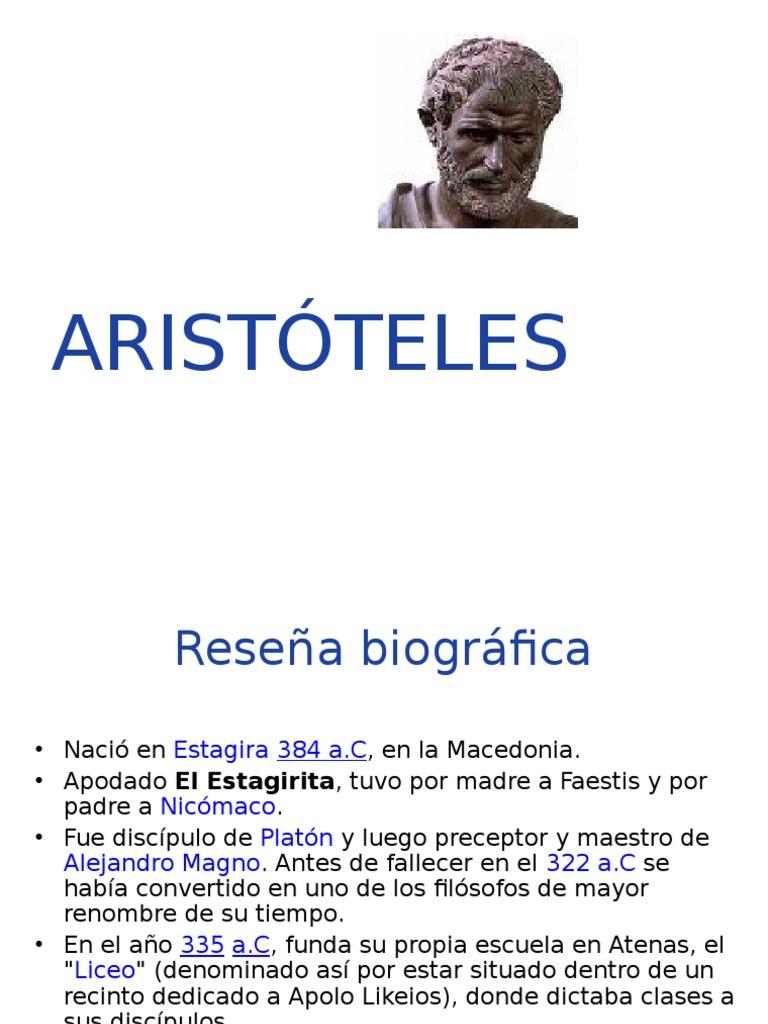 Aristóteles Powerpoint | PDF | Aristóteles | Alma