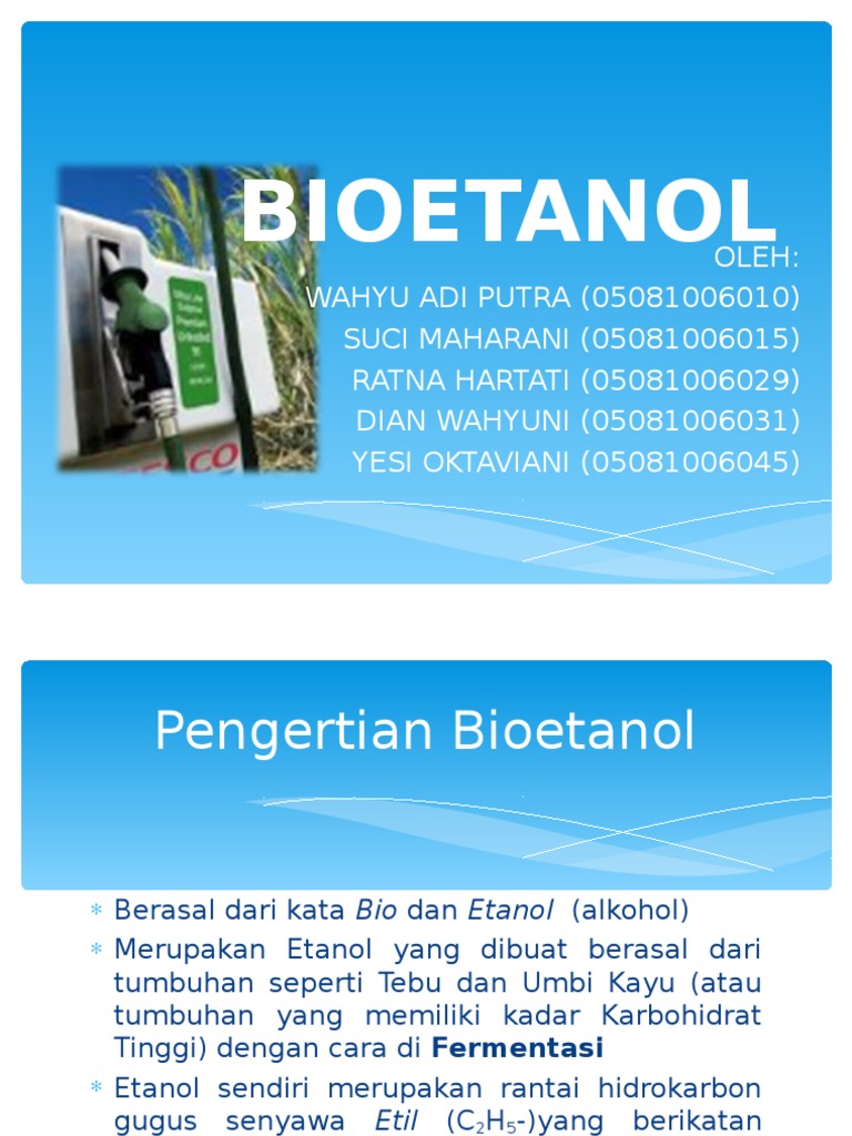 Bioethanol | PDF