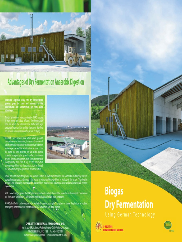 Dry Fermentation for MSW Biogas | PDF | Anaerobic Digestion | Biogas