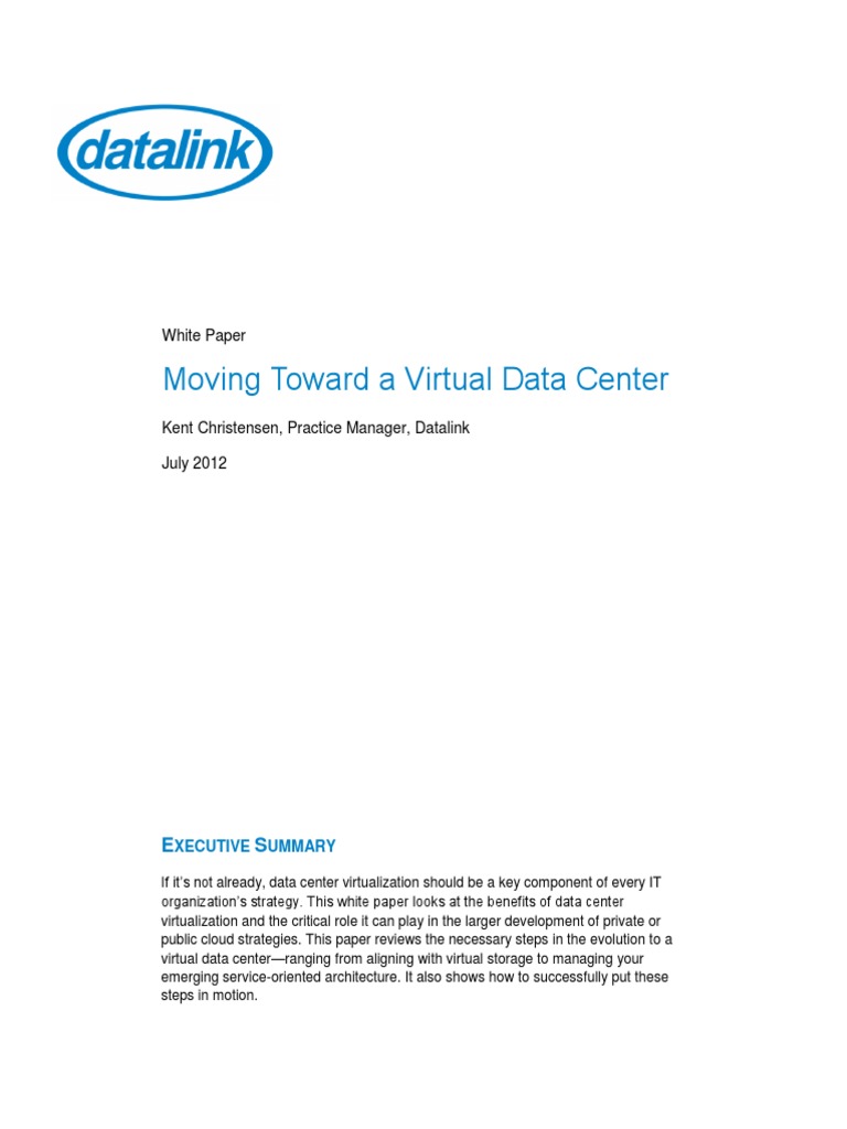 Datalink VDC Whitepaper | PDF | Data Center | Cloud Computing