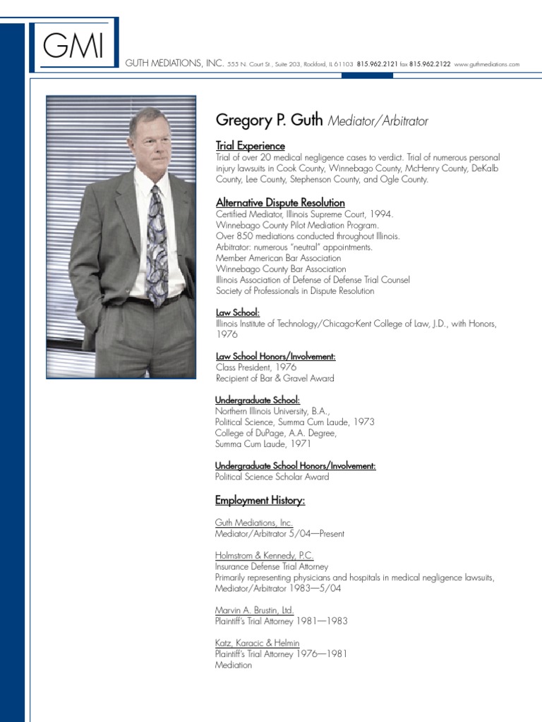 Greg Guth CV | PDF