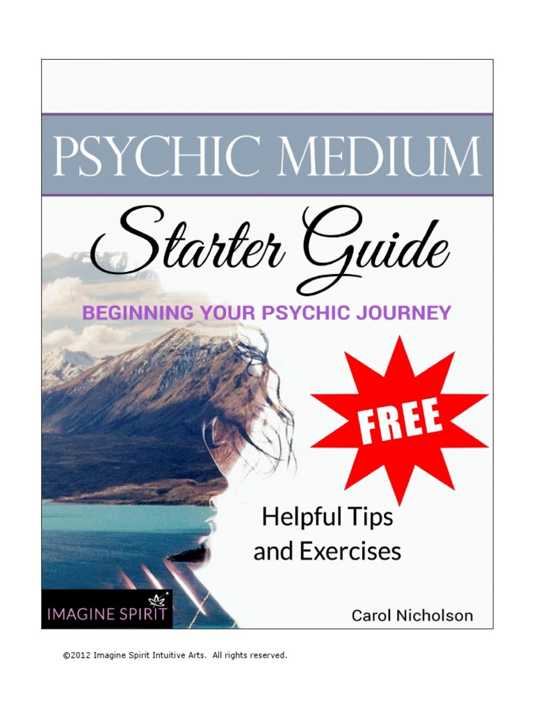 Imagine Spirit E Starter Guide Pdf Clairvoyance Mediumship