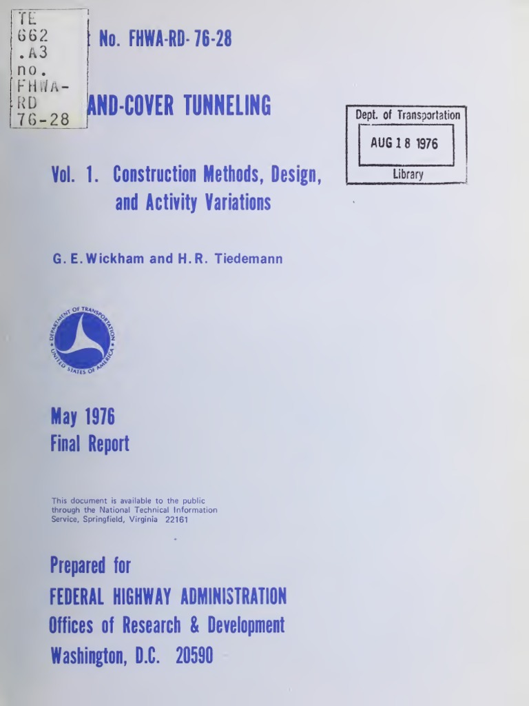 Cut and Cover Tunnel | PDF | Deep Foundation | Tunnel