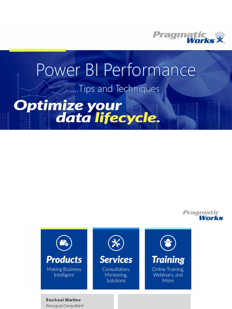 Performance Tips and Techniques For Power BI | PDF | Microsoft Sql Server | Table (Database)