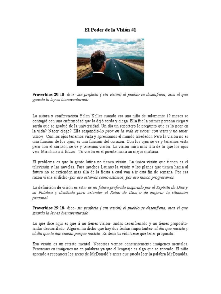 El Poder de La Vision #1 | PDF | Abrahán | Fe