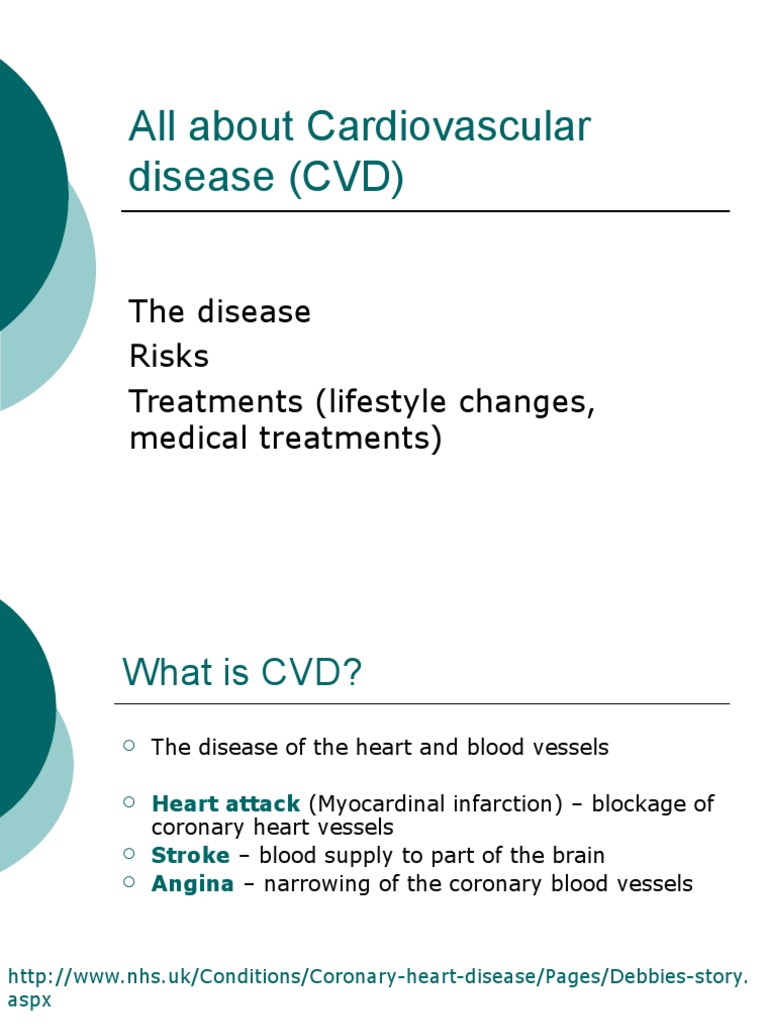 CVD Guide: Causes, Risks, and Treatments | PDF | Cardiovascular ...