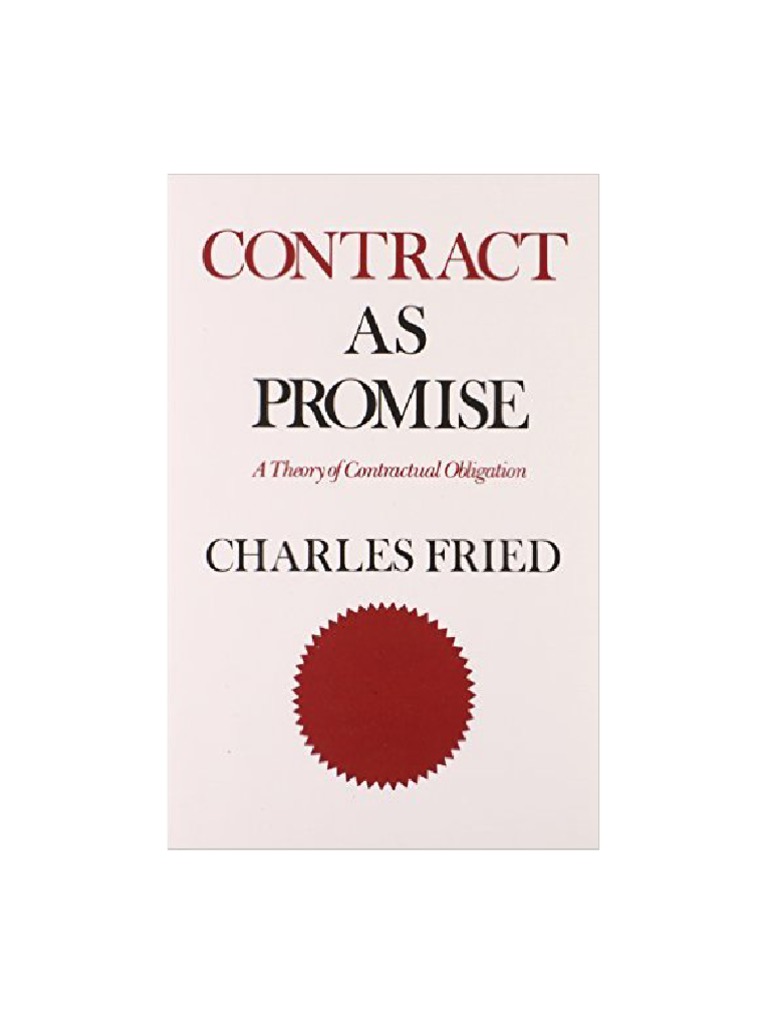 Charles Fried - Contract As Promise | PDF | Tort | Property