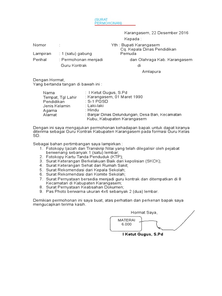 Yuk Cek 6+ Contoh Surat Keterangan Formasi Dinas Pendidikan Paling ... Yuk Cek 6+ Contoh Surat Keterangan Formasi Dinas Pendidikan Paling ...