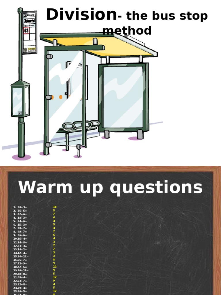 Division - The Bus Stop Method | PDF